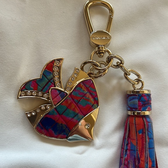 Brahmin | Bags | Brahmin Rainbow Fish Key Chain Charm Tassel | Poshmark